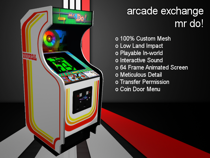 Second Life Marketplace - [AMG] - Arcade Exchange - Mr Do!